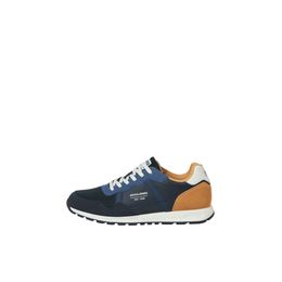 Jack & Jones Jack & Jones Sneaker 'JFWHARROW' Herren Gr&ouml;&szlig;e 45 camel / navy / saphir / wei&szlig;