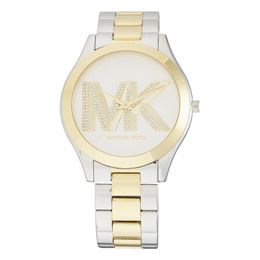 Michael Michael Kors Uhr 'SLIM RUNWAY' Damen Gr&ouml;&szlig;e One Size gold / silber / transparent