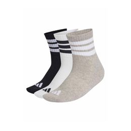 adidas Performance Sportsocken 'Ess' Herren Gr&ouml;&szlig;e 34/36 graumeliert / schwarz / wei&szlig;
