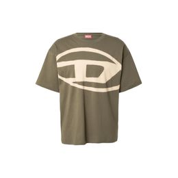 Diesel T-Shirt Herren Gr&ouml;&szlig;e L ecru / oliv