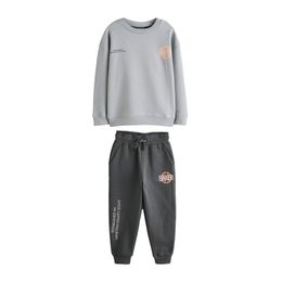 Baker By Ted Baker Jogginganzug Jungen Gr&ouml;&szlig;e 98 grau / graphit / orange / wei&szlig;