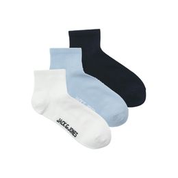 Jack & Jones Jack & Jones Socken 'JACNATE' Herren Gr&ouml;&szlig;e 41/46 navy / hellblau / wei&szlig;