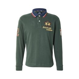 La Martina Poloshirt Herren Gr&ouml;&szlig;e L hellgelb / gr&uuml;n / rot / wei&szlig;