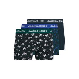 Jack & Jones Jack & Jones Boxershorts 'JACTODD FLOWER' Herren Gr&ouml;&szlig;e M nachtblau / tanne / schwarz / wei&szlig;