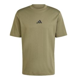adidas Sportswear Performance Shirt 'Essentials' male size XXXL Khaki / Black