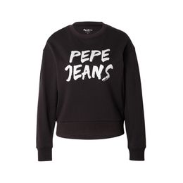 Pepe Jeans Sweatshirt Damen Gr&ouml;&szlig;e XL schwarz / silber