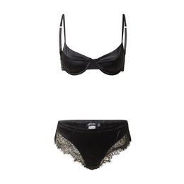 Nasty Gal W&auml;sche-Set Damen Gr&ouml;&szlig;e 95 schwarz