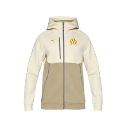 Puma Sportsweatjacke 'OM PumaTECH' Herren Gr&ouml;&szlig;e XXL champagner / dunkelbeige / gold