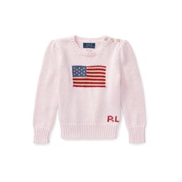 Polo Ralph Lauren Pullover M&auml;dchen Gr&ouml;&szlig;e 109/116 navy / braun / rosa / rot