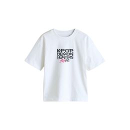next T-Shirt 'KPOP Demon Hunters' Jungen Gr&ouml;&szlig;e 170 t&uuml;rkis / pink / schwarz / wei&szlig;