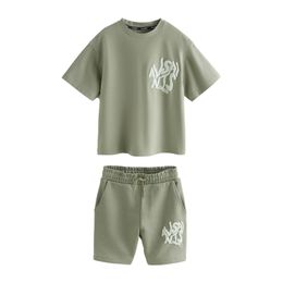 Smallsaints Set 'Orlando' Jungen Gr&ouml;&szlig;e 116 khaki / hellgr&uuml;n