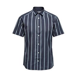 Only & Sons Only & Sons Hemd 'TRAVIS' Herren Gr&ouml;&szlig;e L navy / hellblau