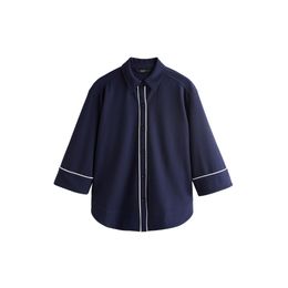 next Bluse Damen Gr&ouml;&szlig;e 5XL navy / wei&szlig;