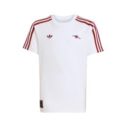 adidas originals T-Shirt 'Arsenal Terrace Icons' Jungen Gr&ouml;&szlig;e 164 dunkelrot / wei&szlig;