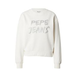 Pepe Jeans Sweatshirt Damen Gr&ouml;&szlig;e M basaltgrau / wei&szlig;