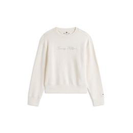 Tommy Hilfiger Sweatshirt Damen Gr&ouml;&szlig;e M greige / wei&szlig;