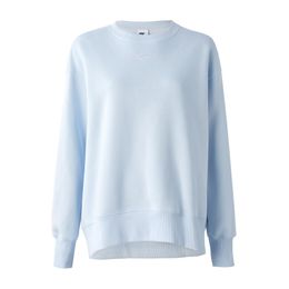 Nike Sportswear Sweatshirt 'PHNX FLC' Damen Gr&ouml;&szlig;e L pastellblau / wei&szlig;