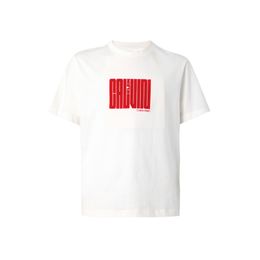 Calvin Klein T-Shirt Herren Gr&ouml;&szlig;e M rot / wei&szlig;