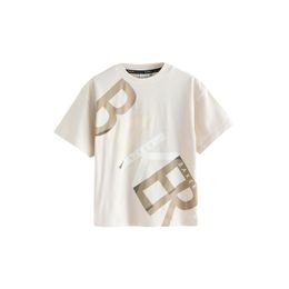 Baker By Ted Baker T-Shirt Jungen Gr&ouml;&szlig;e 152 beige / brokat / stone / wei&szlig;