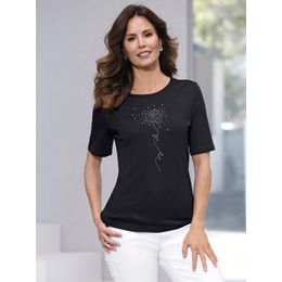 Kurzarmshirt Lady "Shirt", Damen, Gr. 54, schwarz, 50% Baumwolle, 50% Modal, unifarben, Rundhals, Shirts