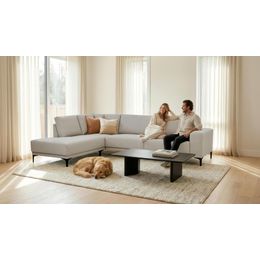Ecksofa OTTO HOME, B:289cm H:85cm T:210cm, grau, 68% polypropylene, 32% polyester, Wohnzimmer, Sofas, "Xander, L-Form", Breite 289 cm, Webstoff,