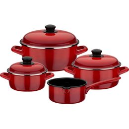 GSW Topf-Set "Red Shadow", rot, T&ouml;pfe, Induktion