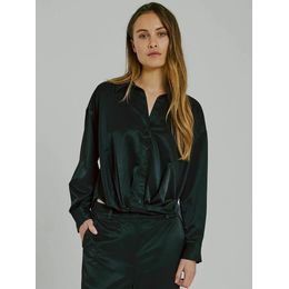 Blusentop NORR "NORR Shirt Talua", Damen, Gr. 34, schwarz, Obermaterial: 68% Viskose, 32% Polyester, Blusen Blusentop