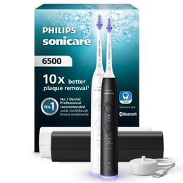 Elektrische Zahnb&uuml;rste "Series 6500 HX7419/01", wei&szlig;, PHILIPS SONICARE, B:17,3cm H:23,2cm T:6cm, Elektrozahnb&uuml;rsten, mit Andruckkontrolle, 3