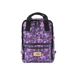 Damen Cityrucksack "LEGEND", National Geographic, schwarz, Kunstfaser, Rucks&auml;cke, mit gepolstertem Laptopfach