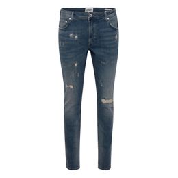 !Solid SOLID Herren 5-Pocket-Jeans "5-Pocket-Jeans SDTri", blau, Gr. 33, Obermaterial: 98% Baumwolle CO. 2% Elasthan EL., Hosen