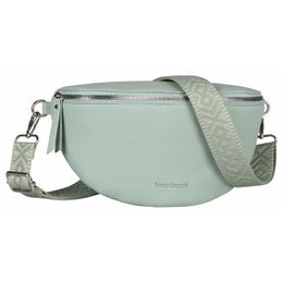 Bruno Banani Damen Bauchtasche "Amalfi", gr&uuml;n, Lederimitat, Taschen, G&uuml;rteltasche Umh&auml;ngetasche Breiter Gurt Crossbody Bag