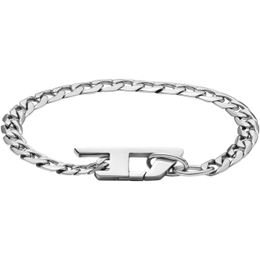 Diesel Damen Armband "Schmuck Geschenk Edelstahl Armschmuck STEEL", 20,5cm, Edelstahl, silber, Edelstahl, Armb&auml;nder
