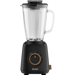 Tefal Standmixer "Eco Respect", B:16cm H:42cm T:16cm, schwarz, Zerkleinerer, im &Ouml;ko-Design, 1,75 L, 4 Klingen, BL46EN