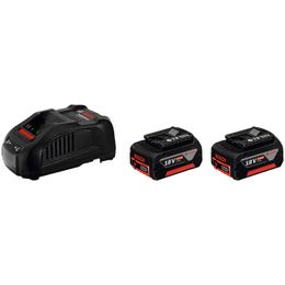 Akku Starter-Set "&raquo;GBA 18V 5.0Ah&laquo;", 18 V, schwarz, Bosch Professional, Akkumulatoren, inkl. Ladeger&auml;t