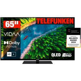 Telefunken QLED-Fernseher "D65Q850M8CWI", 65 &prime;&prime;, schwarz, Fernseher