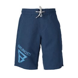 Brunotti Kinder Badeshorts "Tonty Boys Swimshort", blau, Gr. 128, Obermaterial: 100% Polyester, Badehosen, mit Innenhose aus Mesh, mit zwei