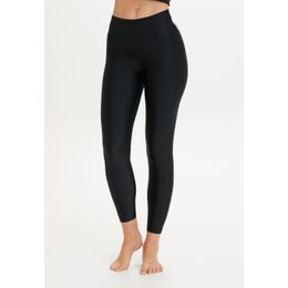ENDURANCE ATHLECIA ATHLECIA Damen Trainingstights "Cadidell", schwarz, Gr. 40, unifarben, 80% Nylon, 20% Elasthan, Hosen, im gl&auml;nzendem Look