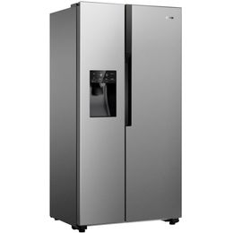 Gorenje Side-by-Side, B:91cm H:179cm T:68cm, silber, K&uuml;hlschr&auml;nke
