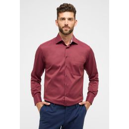 Eterna Herren Langarmhemd "MODERN FIT", rot, Gr. 41, Twill, 100% cotton, Hemden, NON IRON (b&uuml;gelfrei)