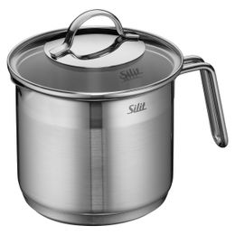 Silit Milchtopf "Achat", 1,7 l + &Oslash; 14cm + H&ouml;he 12,5cmedelstahl, T&ouml;pfe, rostfrei, Silitherm-Allherdboden, induktionsgeeignet
