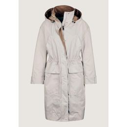 Madeleine Mode MADELEINE Damen Kurzjacke "Outdoorjacke Longjacke mit abnehmbarer Kapuze", wei&szlig;, Modern, Gr. 48, Obermaterial: 100% Polyester PES., Jacken