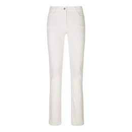 Madeleine Mode MADELEINE Damen Regular-fit-Jeans "Jeans Magic-Jeans", orange, Modern, Gr. 18, Obermaterial: 72% Baumwolle CO. 26% Polyester PES. 2% Elasthan EL.,