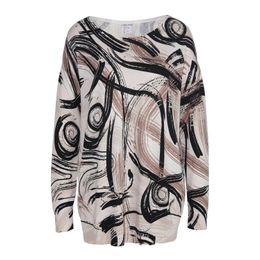Alba Moda Damen Longpullover "Pullover Pullover", schwarz, Modern, Gr. 42, Obermaterial: 60% Viskose CV. 40% Baumwolle CO., Pullover
