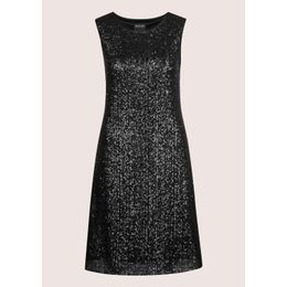 Madeleine Mode MADELEINE Damen Sommerkleid "Kleid Schlankes Etui-Kleid mit Pailletten", schwarz, Modern, Gr. 34, Obermaterial: 100% Polyester PES., Kleider