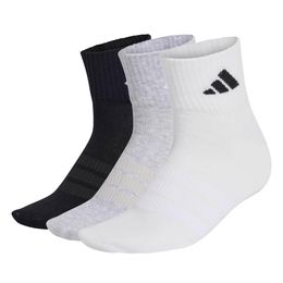 adidas Performance Sportsocken Herren Gr&ouml;&szlig;e 49/51 graumeliert / schwarz / wei&szlig;