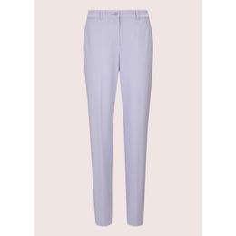 Madeleine Mode MADELEINE Damen B&uuml;gelfaltenhose "Hose Jerseyhose mit B&uuml;gelfalten", lila, Gr. 22, Obermaterial: 67% Viskose CV. 27% Polyamid PA. 6% Elasthan EL., Hosen