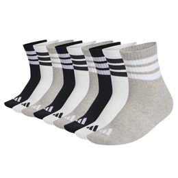 adidas Performance Sportsocken Damen Gr&ouml;&szlig;e 40/42 graumeliert / schwarz / wei&szlig;
