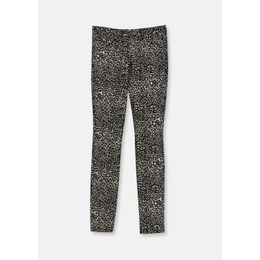 Madeleine Mode MADELEINE Damen Regular-fit-Jeans "Druckhose Jeans mit Leomuster", wei&szlig;, Modern, Gr. 36, Obermaterial: 98% Baumwolle CO. 2% Elasthan EL., Jeans