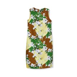 Madeleine Mode MADELEINE Damen Sommerkleid "Kleid &Auml;rmelloses Kleid mit Blumenmuster", gr&uuml;n, Modern, Gr. 38, Obermaterial: 100% Polyester PES., Kleider