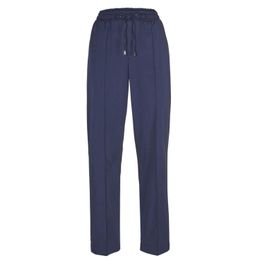 Alba Moda Damen Stoffhose "Hose Hose", blau, Modern, Gr. 36, Obermaterial: 56% Baumwolle CO (CMIA). 38% Polyamid PA. 6% Elasthan EL., Hosen